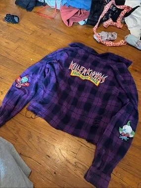 Jackets & Coats | Killer Klowns From Outer Space Flannel | Poshmark